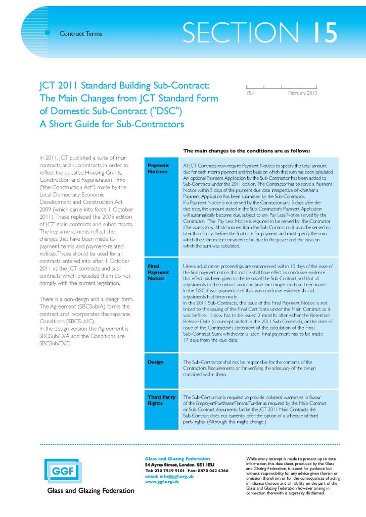15.4 JCT 2011 Standard Building Sub-Contract.pdf