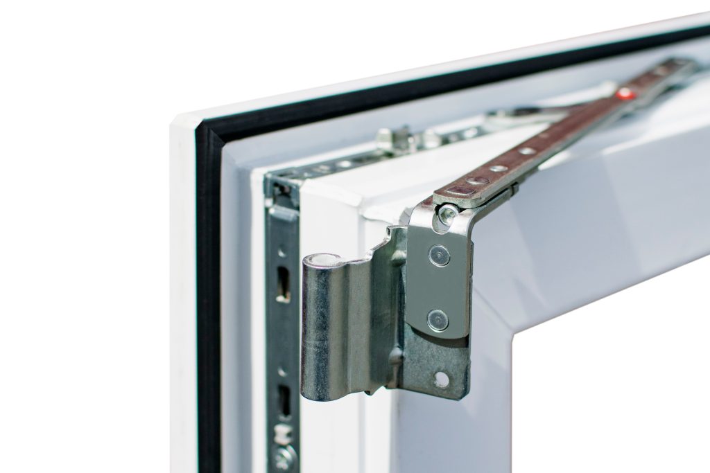 Plastic window hardware element