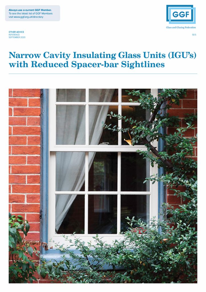 Narrow Cavity Insulating Glass Units (IGU’s) with Reduced Spacer-bar ...