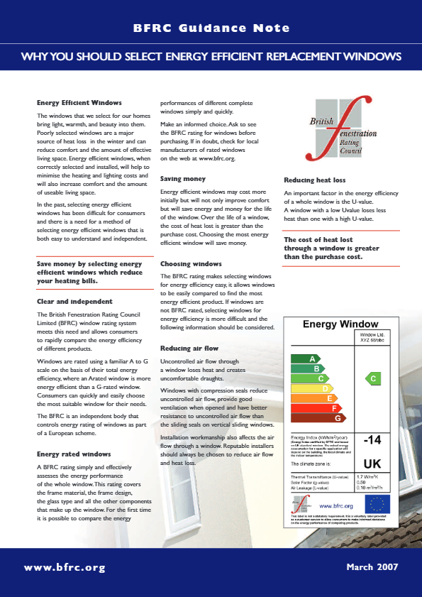 why select energy efficient windows